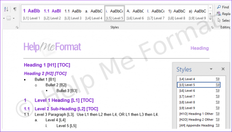 Document Styles | Document Templates | Custom Word Styles | Word ...